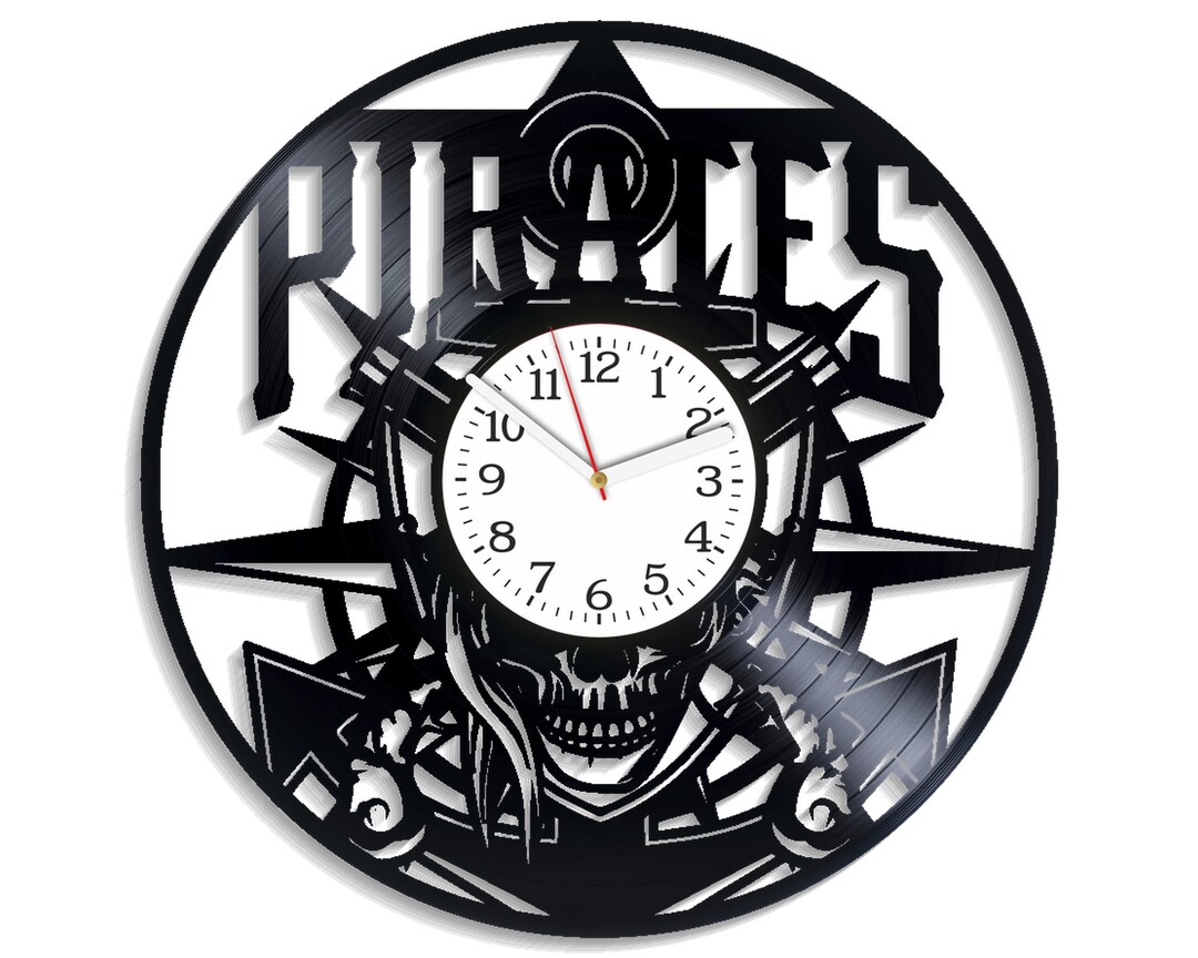 Pirates SVG, Skull Sign, Clock Laser Cut, Instant Download, Vector ...