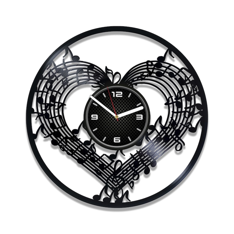 Corazón musical SVG, Notas musicales SVG, Metal cortado por láser ...