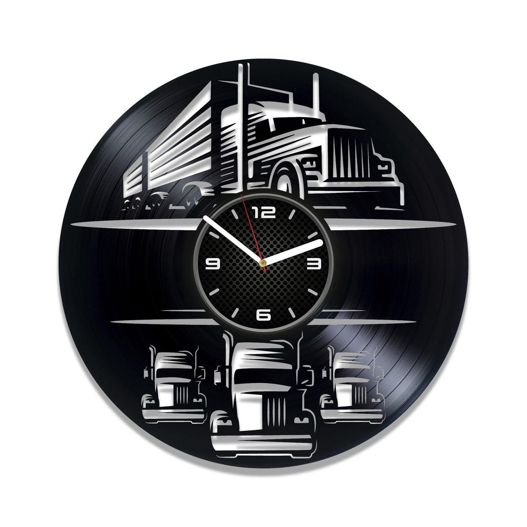 Truck SVG, Transportation Design, Laser Cut Clock, Vehicle Vectors ...