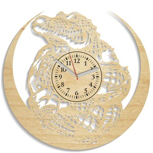 Alligator SVG, Crocodile Clock, Reptile Laser Cut, Cricut Projects ...