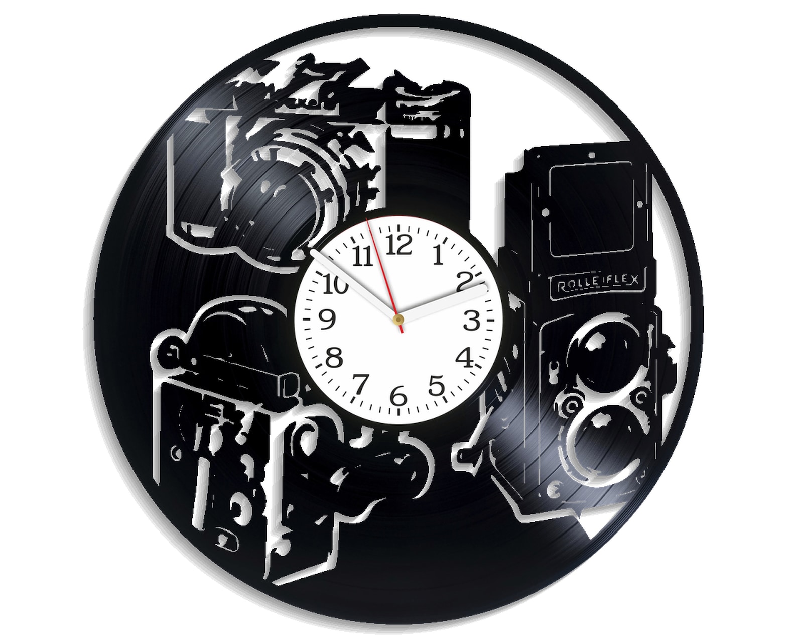 Old Camera SVG, Laser Metal Cutting, Clock Template, Digital Download ...