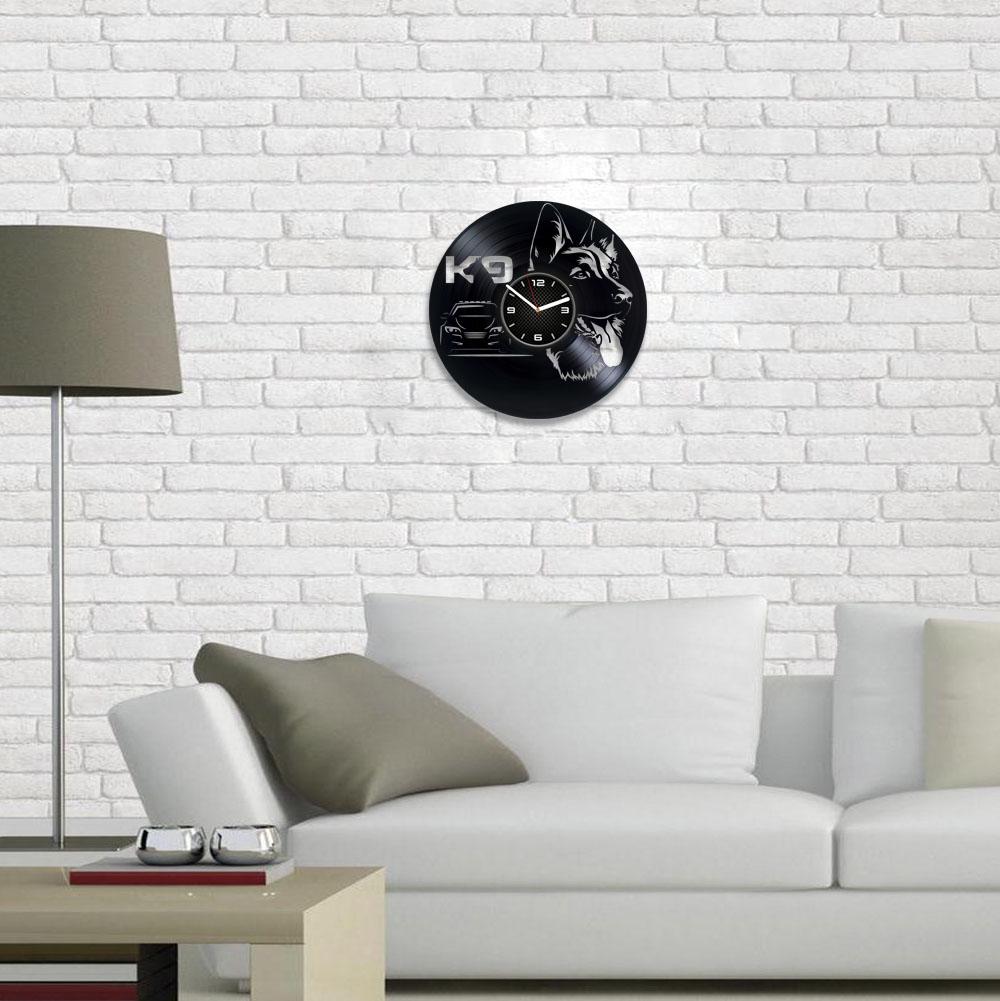 Police K9 SVG, German Shepherd Silhouette, Laser Cut Dog, Clock Design ...