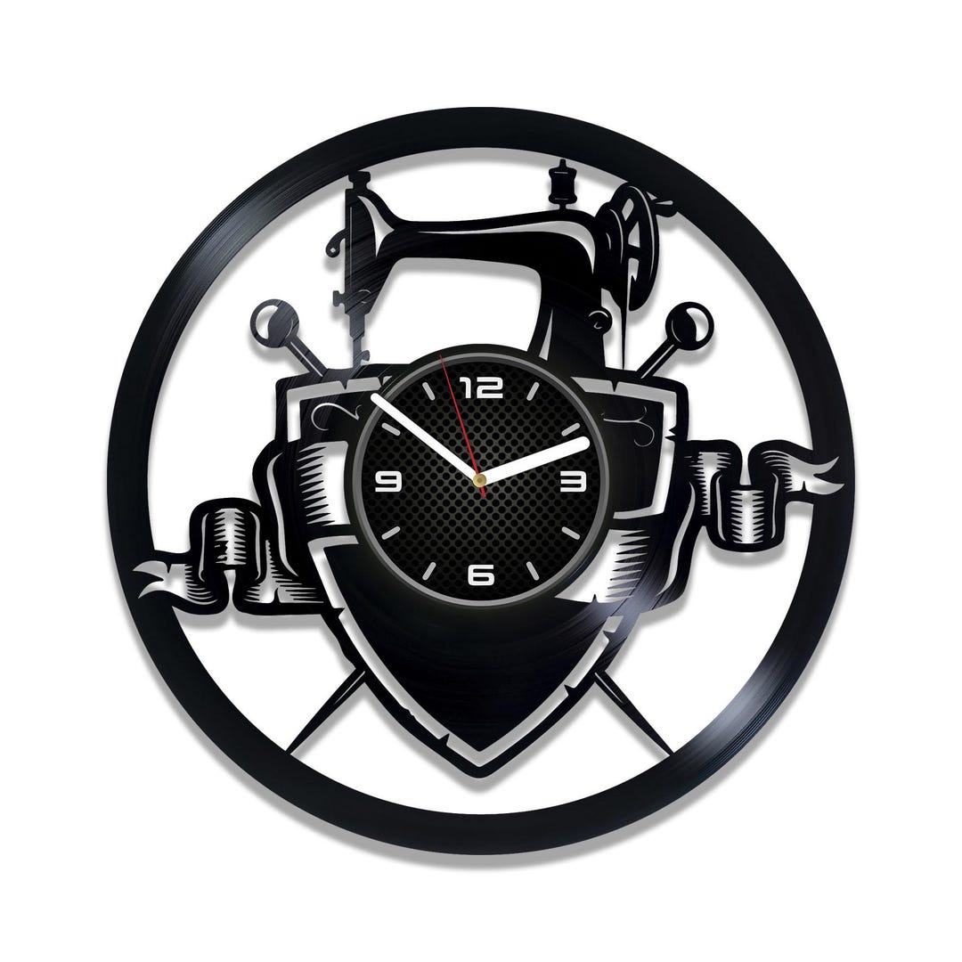 Sewing Machine Sign, Vinyl Record SVG, Laser Cut Templates, Glowforge ...