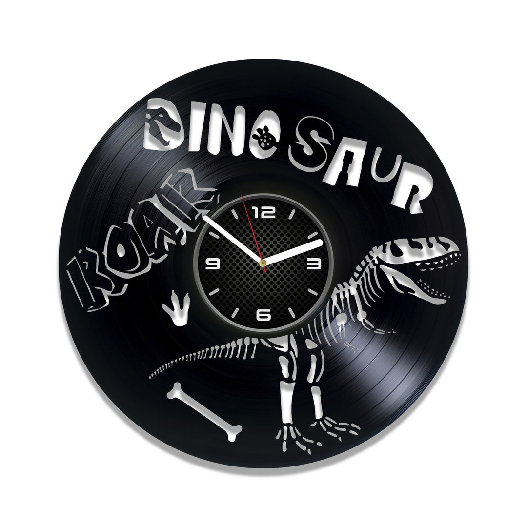 T-rex SVG, Dino Design, Tyrannosaurus Rex Skeleton, Laser Cut Clock ...