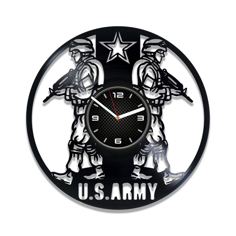 US Army SVG, Soldier SVG, Military Laser Cut, Clock Template, Cricut ...