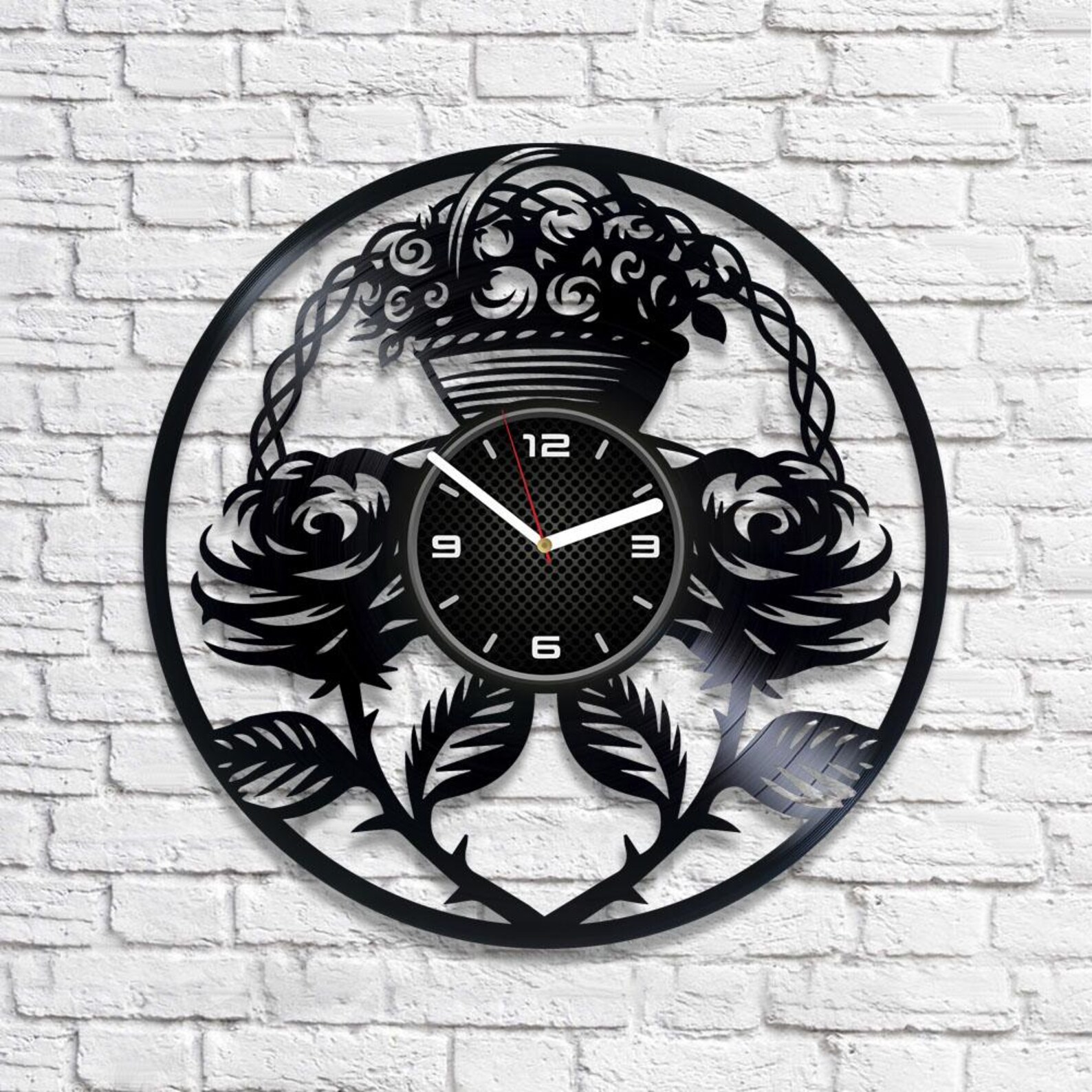 Rose Metal Art, Vinyl Record Cut Out, Flower Vector, Cricut Projects ...