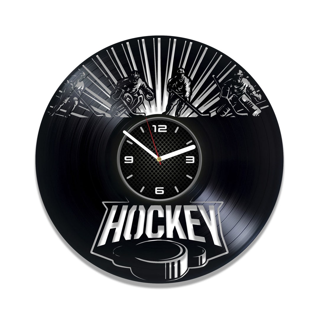 Hockey Laser Cut File, Sport Clock, Laser Ready Files, Instant Download ...