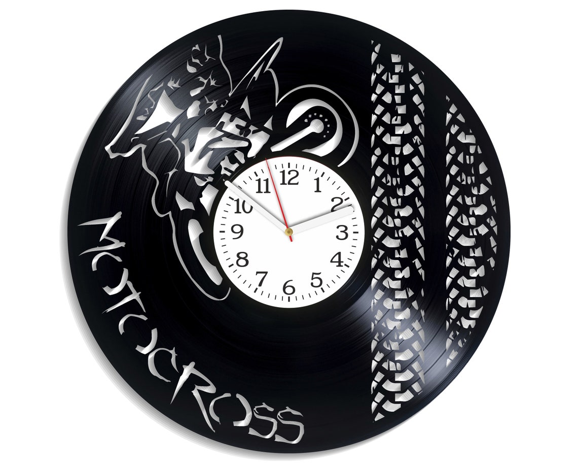 Motocross SVG, Dirt Bike Vector, Motorcycle Clock, Biker Silhouette ...