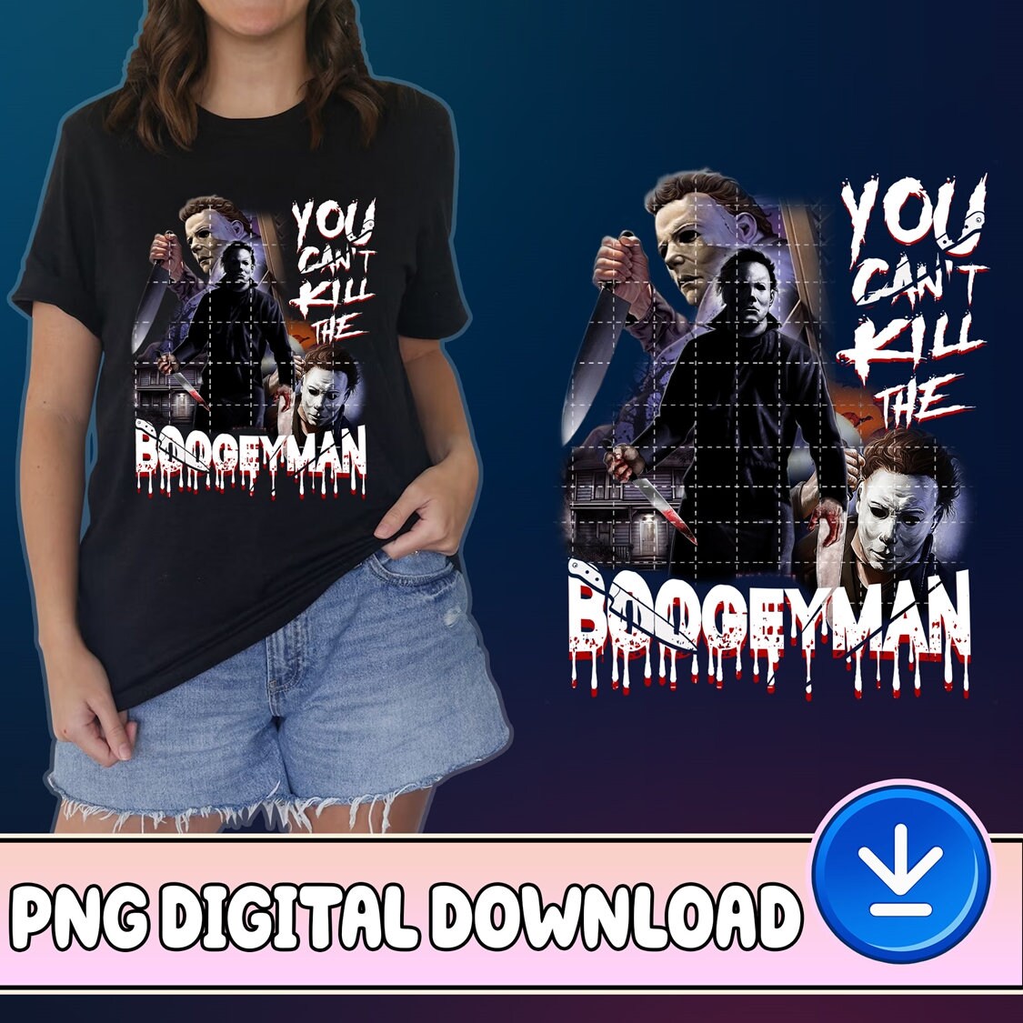 Horror Movie Characters Png, You Can't Kill the Boogeyman Png, Michael ...