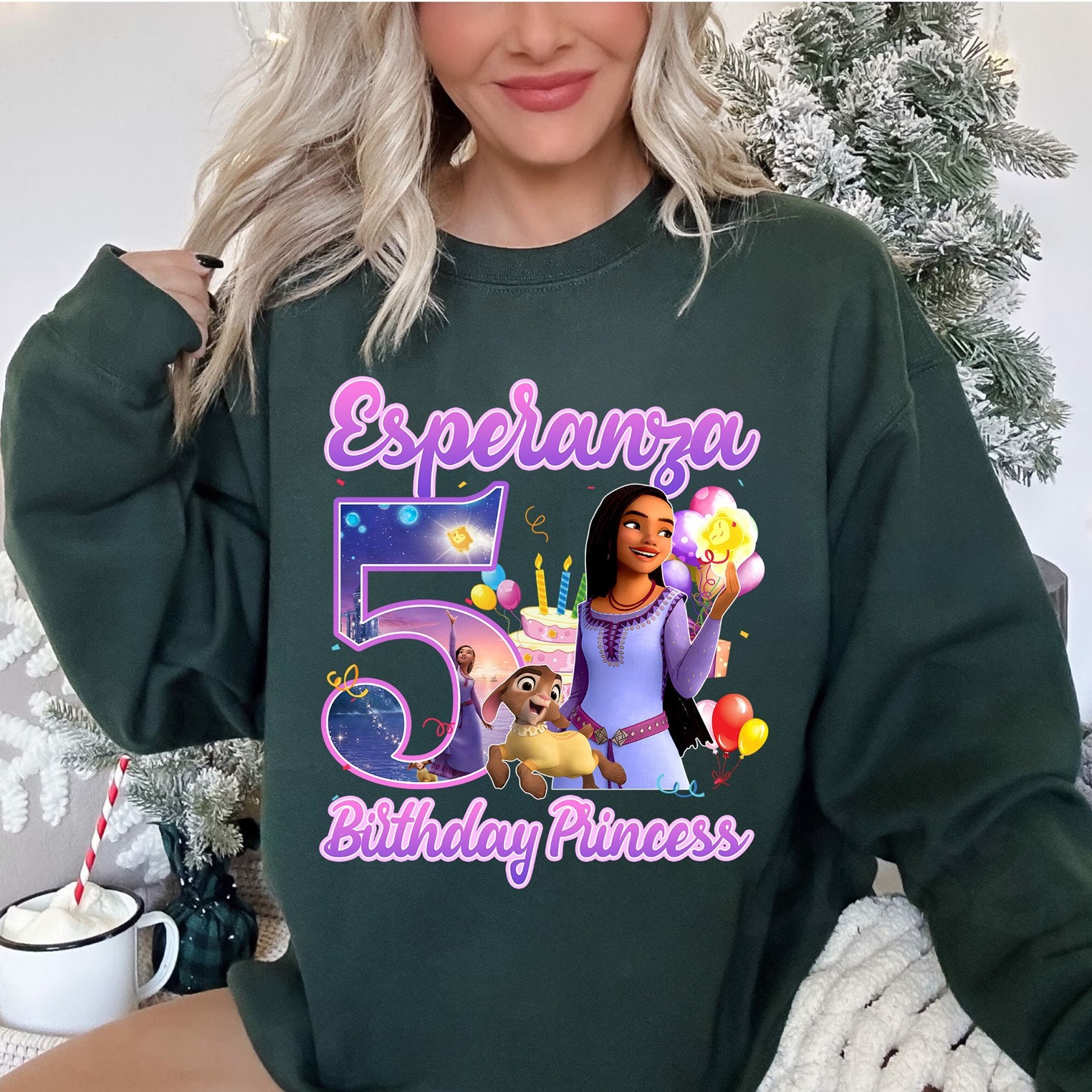 Personalized Disneyland Asha Princess Birthday Digital Download ...