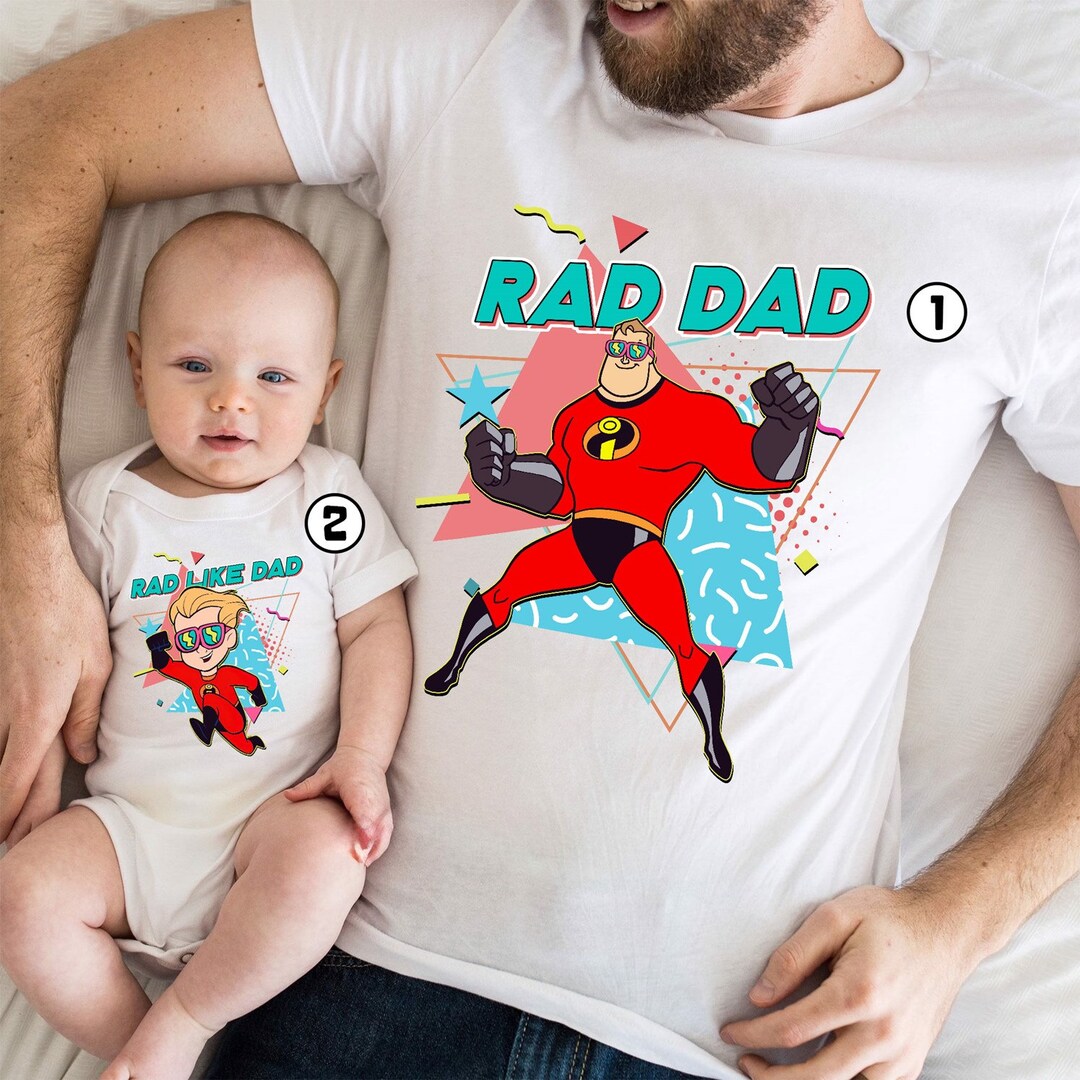Bob Parr and Dash Parr Father's Day Matching Shirt, Dad and Son ...