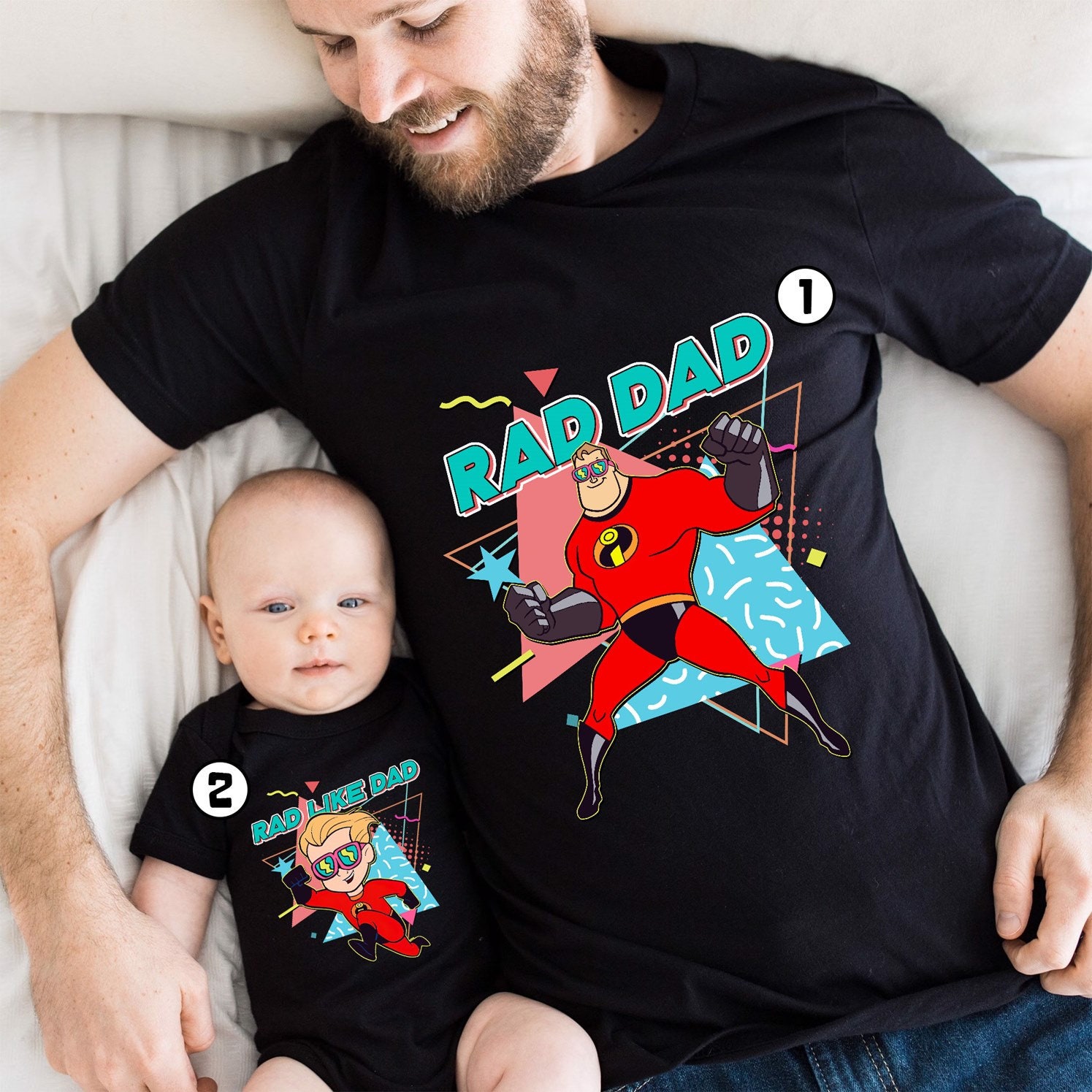 Bob Parr and Dash Parr Father's Day Matching Shirt, Dad and Son ...