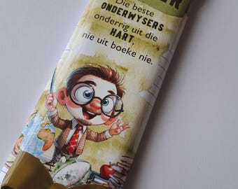 Cadbury Chocolate Wrapper Teacher Appreciation - Etsy