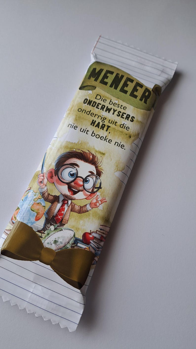 Cadbury Wrapper Teacher Appreciation - Etsy