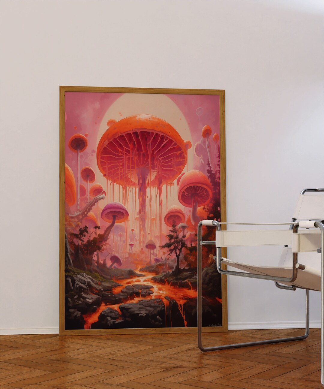 70s Mushroom Wall Art, 70s Art Decor, 70s Psychedelic Decor, 70s Wall ...