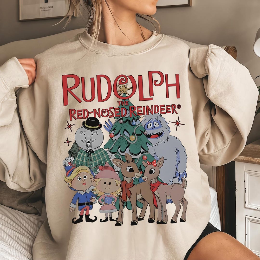 Vintage Rudolph the Red-nosed Reindeer Christmas Png, Rudolph the Red ...