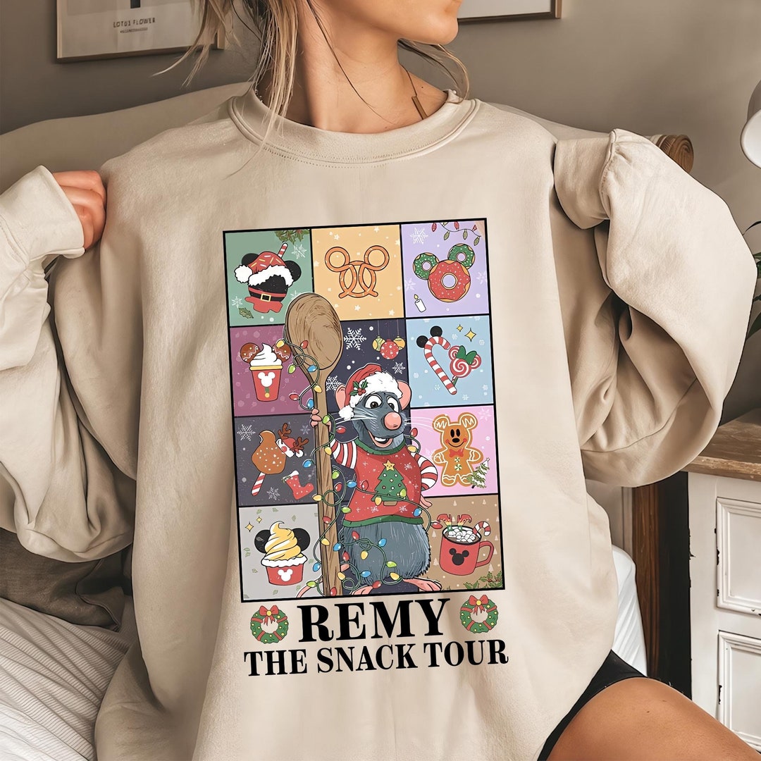 Vintage Remy the Snack Tour Christmas Png, Disney Ratatouille Little ...