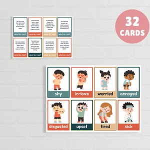 Feelings and Emotions Poster: Kids Social Emotional Learning (digital ...