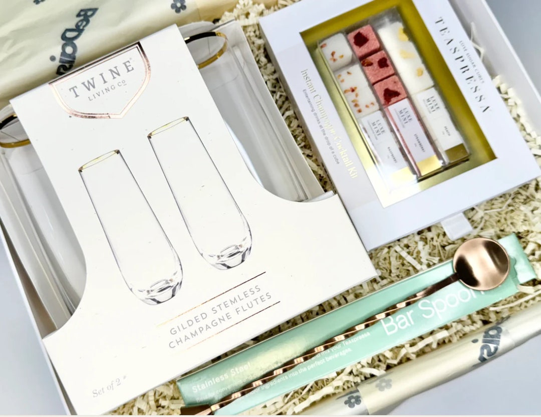 Gift Box, Bridesmaids, Birthday-champagne Gift Box Set - Etsy