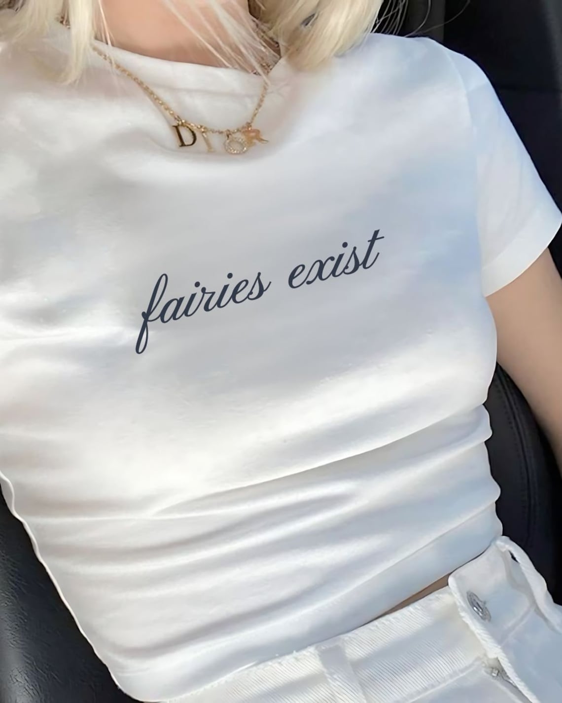 Cottagecore Fairies Exist Y2k Slogan Baby Tee Vintage Coquette Shirt ...