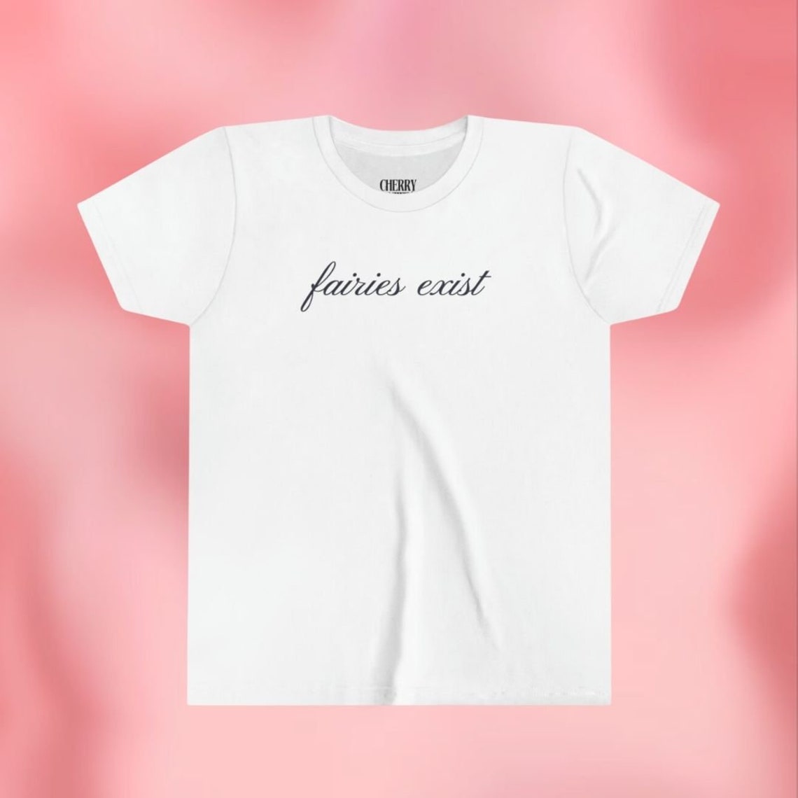 Cottagecore Fairies Exist Y2k Slogan Baby Tee Vintage Coquette Shirt ...