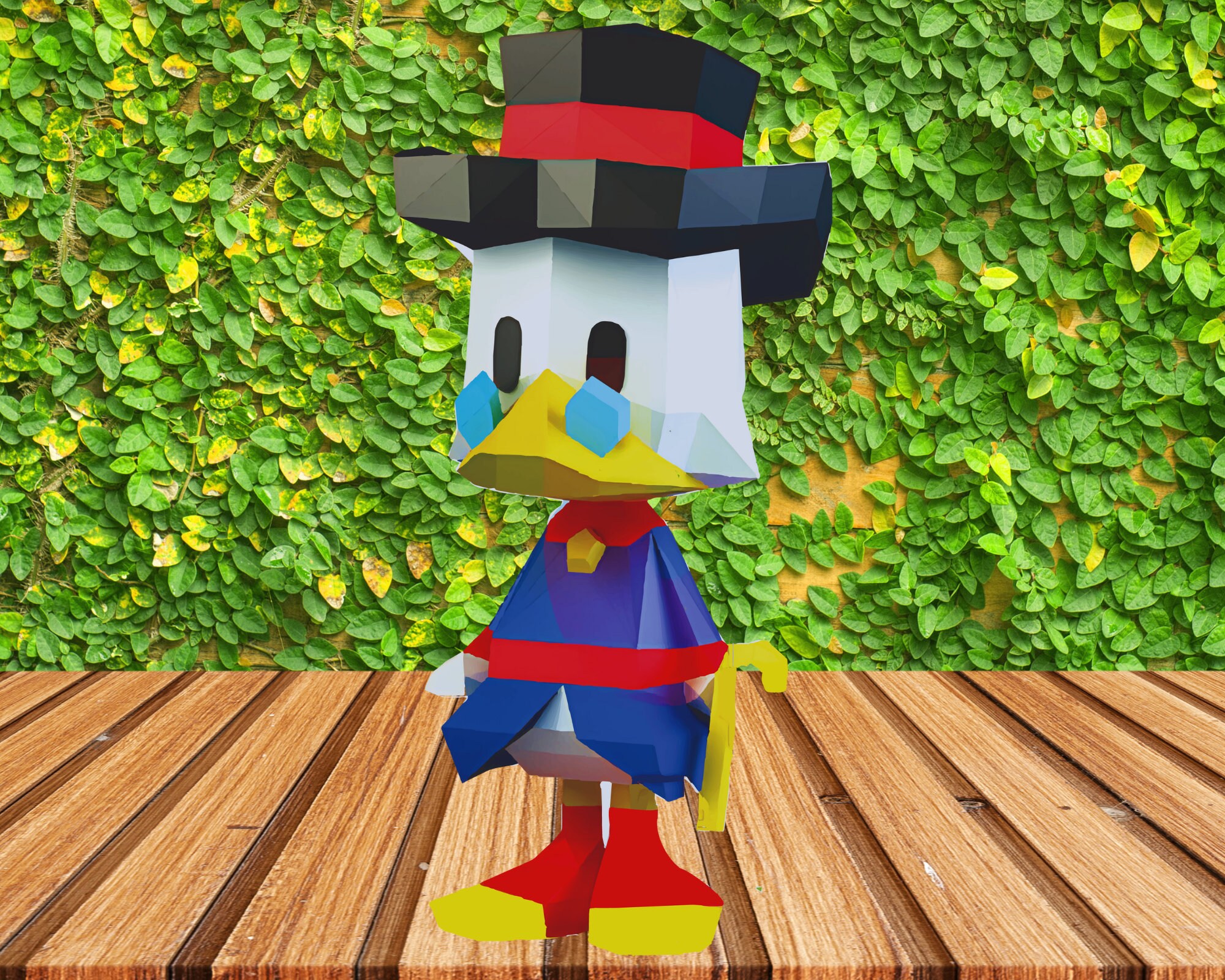 Papermouse Friends Papercraft Kit Low Poly 3D Origami, Templates for ...