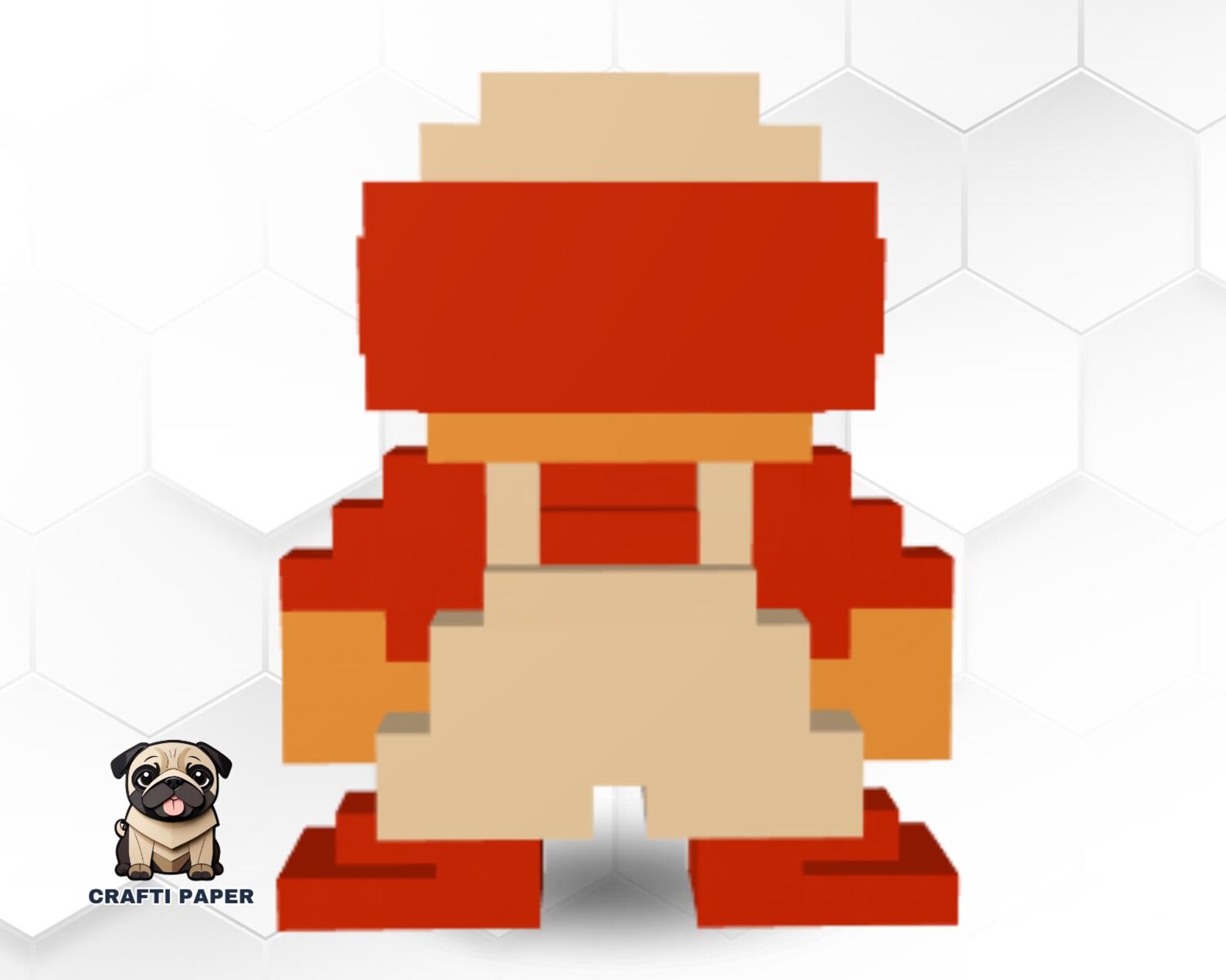 Papercraft Mario Template, Diy Super Hero Papercraft, Mario Template ...