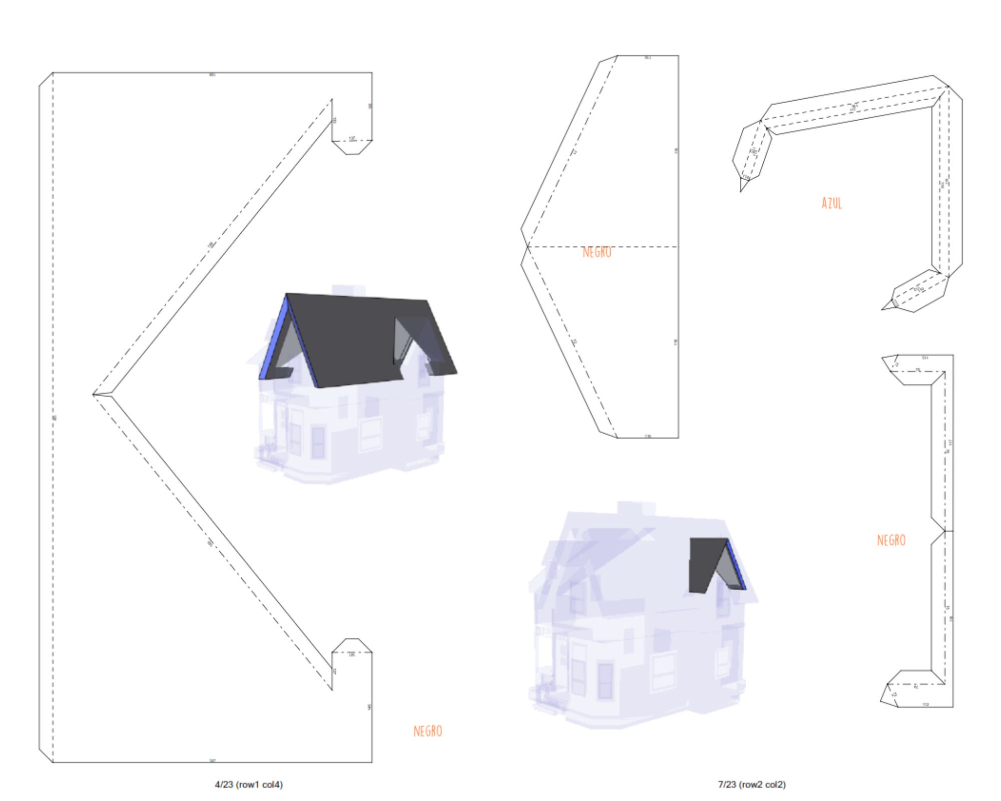 Up House Papercraft: 3D Low Poly DIY Template (PDF) - Etsy