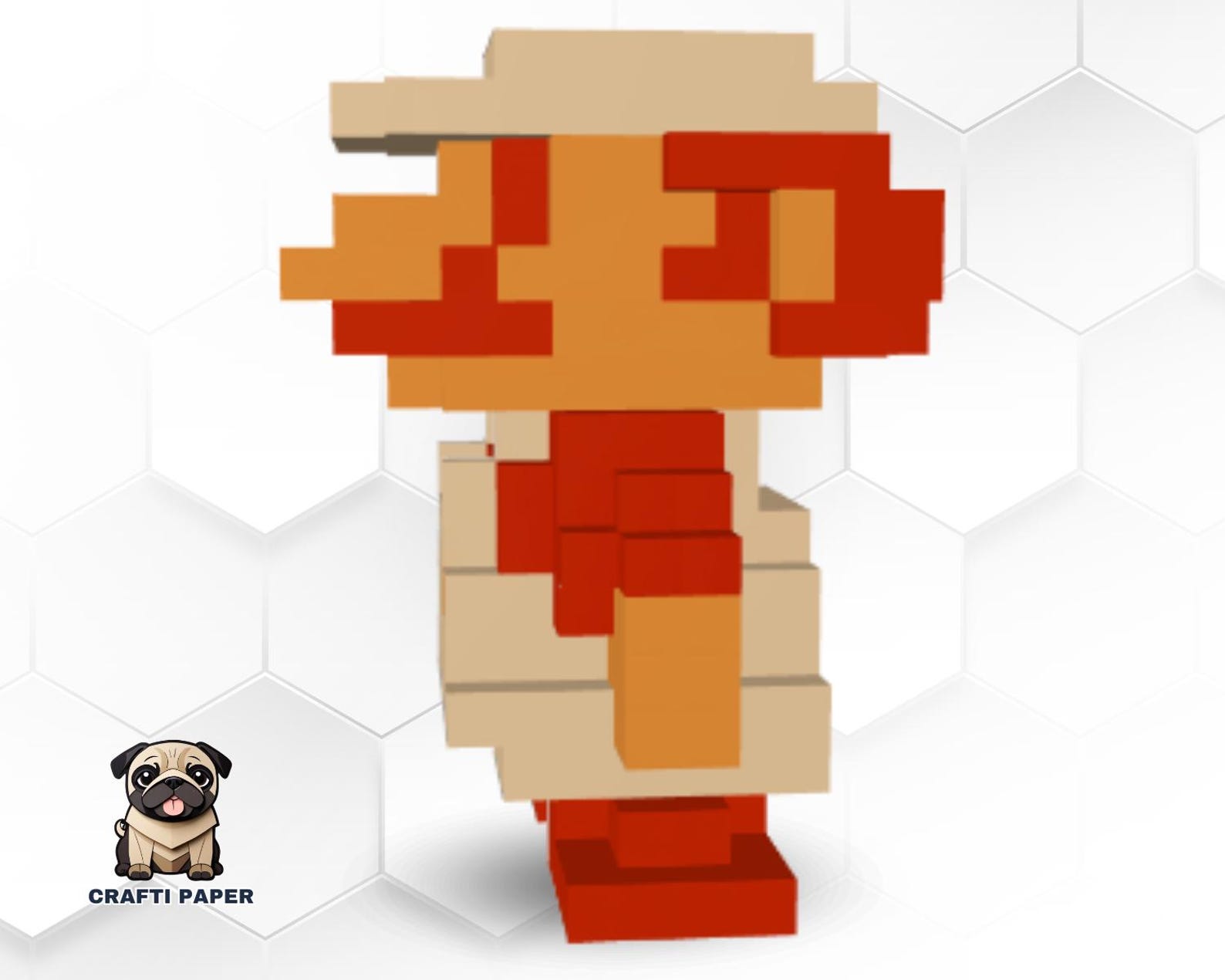 Papercraft Mario Template, Diy Super Hero Papercraft, Mario Template ...