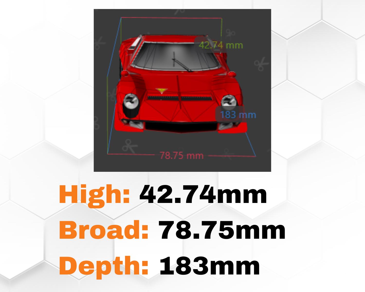 Papercraft Lamborghini Template, PDF, 3D Paper Model, Home Decor, DIY ...