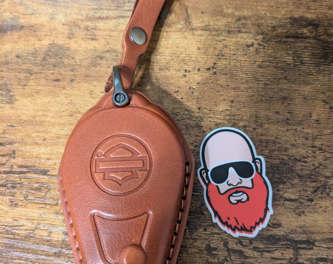 Harley-davidson CVO Key Fob Leather Key Ring - Etsy