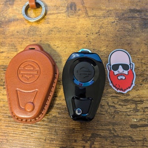 Harley-davidson CVO Key Fob Leather Key Ring - Etsy