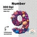 Ocean Alphabet Clip Art: Seashell Coral Letters (PNG Digital Download ...