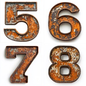 Rusty Metal Alphabet Clipart | Steampunk Font PNG | Metal Letters A-Z ...