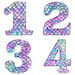 Mermaid Alphabet Clip Art: Scales Letters & Numbers (digital Download ...