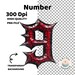 Dragon Scale Alphabet Clipart: Gothic Fantasy Letters, Numbers (PNG ...