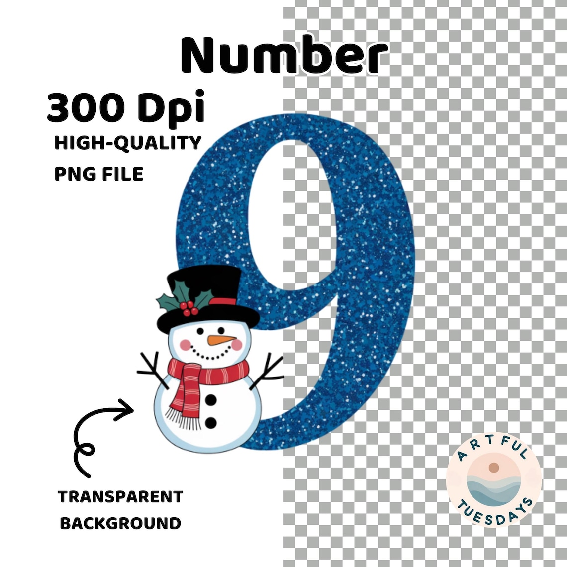 Blue Glitter Alphabet Clipart A-Z , 0-9 Snowman Design Christmas Clip ...