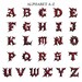 Dragon Scale Alphabet Clipart: Gothic Fantasy Letters, Numbers (PNG ...