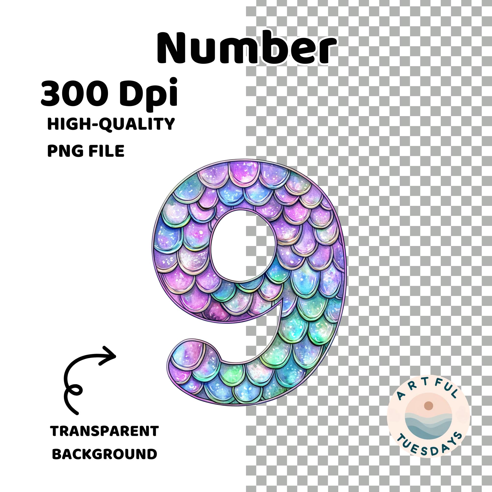 Mermaid Alphabet Clip Art: Scales Letters & Numbers (digital Download ...