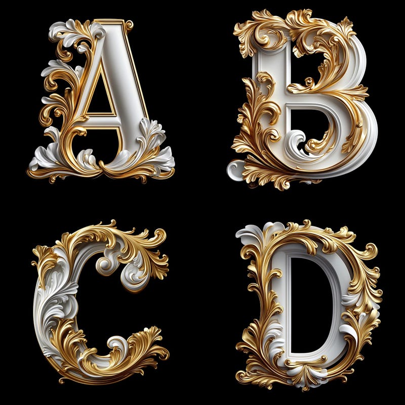 Gold Wall Letters - Etsy
