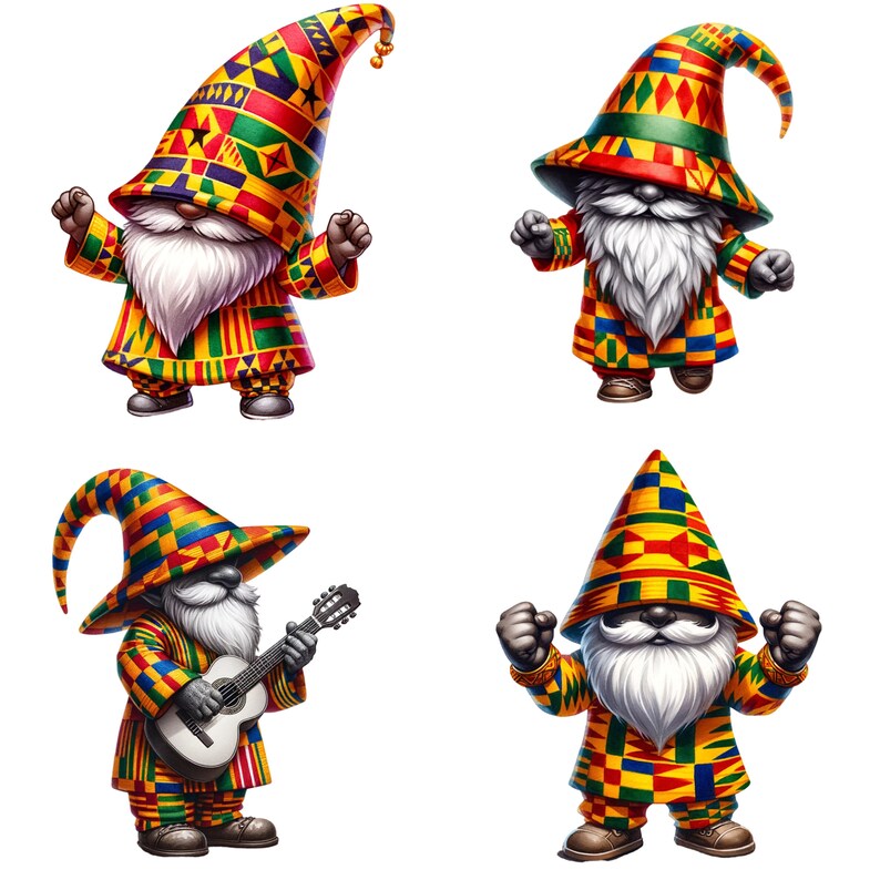 African Gnome PNG for Juneteenth & Black History Cultural Celebration ...
