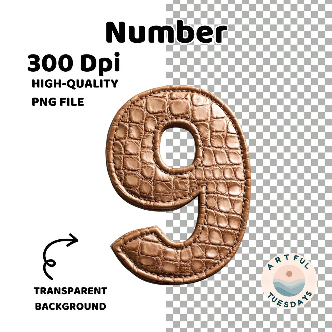 Crocodile Leather Alphabet & Numbers Clip Art (PNG Digital Download) - Etsy
