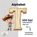 Cowboy Alphabet Clipart: Western Wood Letters, A-Z (digital Download ...