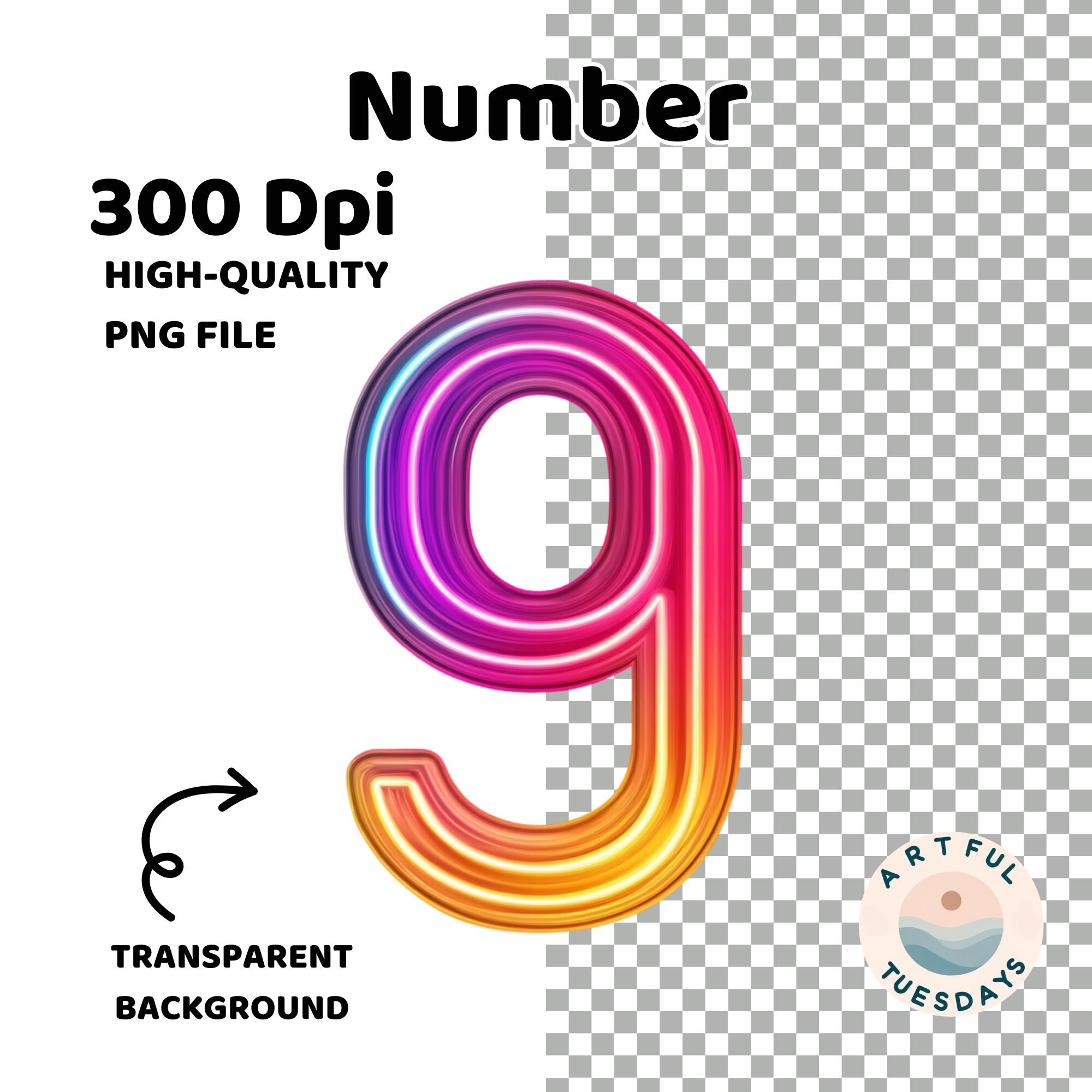 Rainbow Neon Alphabet Clipart: 3D Glowing Letters (digital Download) - Etsy