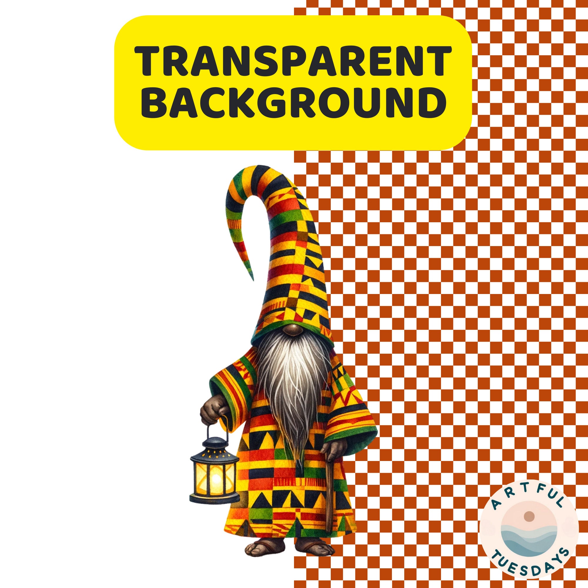 African Gnome PNG for Juneteenth & Black History - Cultural Celebration ...