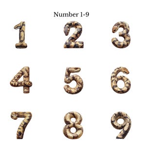 Snake Skin Alphabet Letters A-Z & Numbers 1-9 Clip Art – 300 DPI PNG ...
