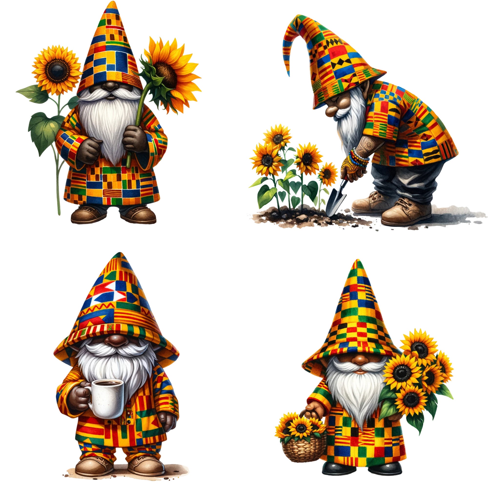 African Gnome PNG for Juneteenth & Black History - Cultural Celebration ...
