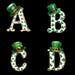 St. Patrick's Day Alphabet Clipart A-Z, Numbers 1-9, 300 DPI PNG ...