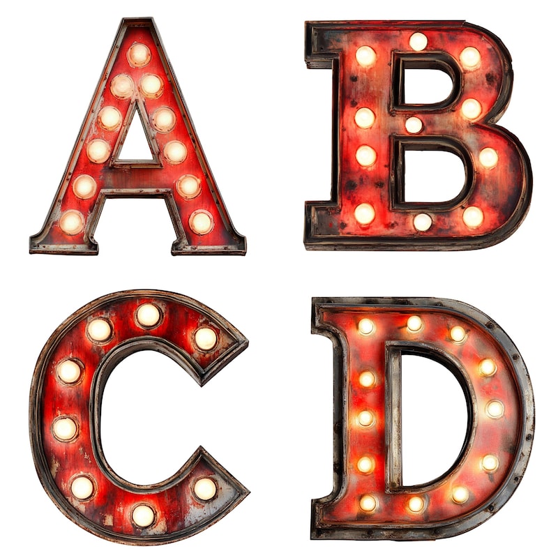 Marquee Letters - Etsy