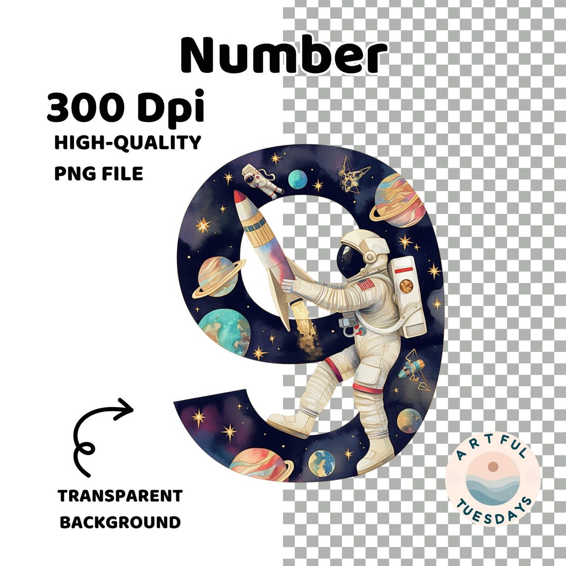 Space Alphabet Clipart: Astronaut, Planets, Stars (digital Download) - Etsy